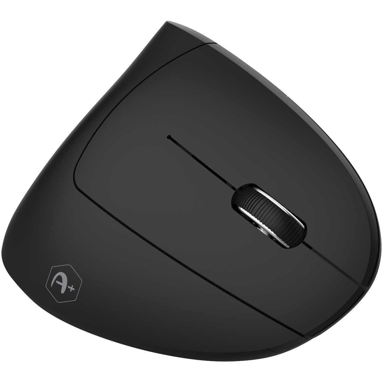 Mouse office A+ wireless vertical, 1600 dpi, black - eMAG.ro