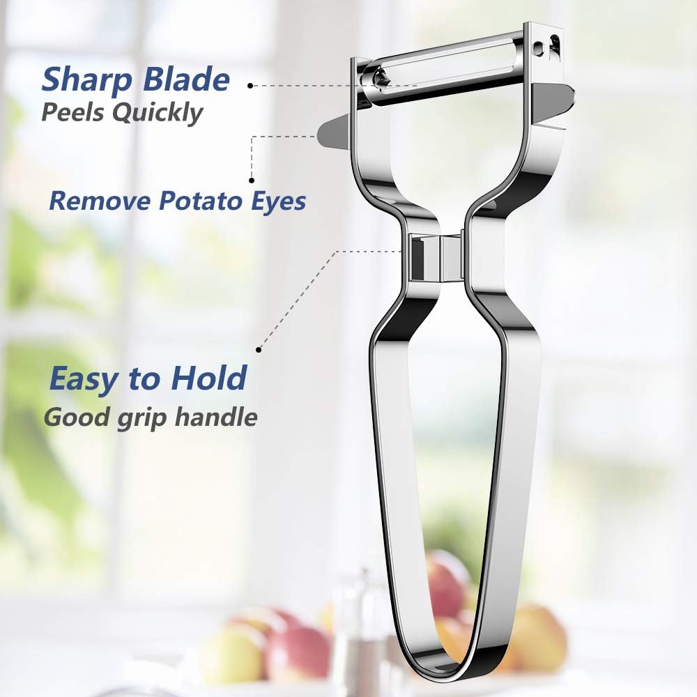 Curatator de legume, Inox, Argintiu - eMAG.ro