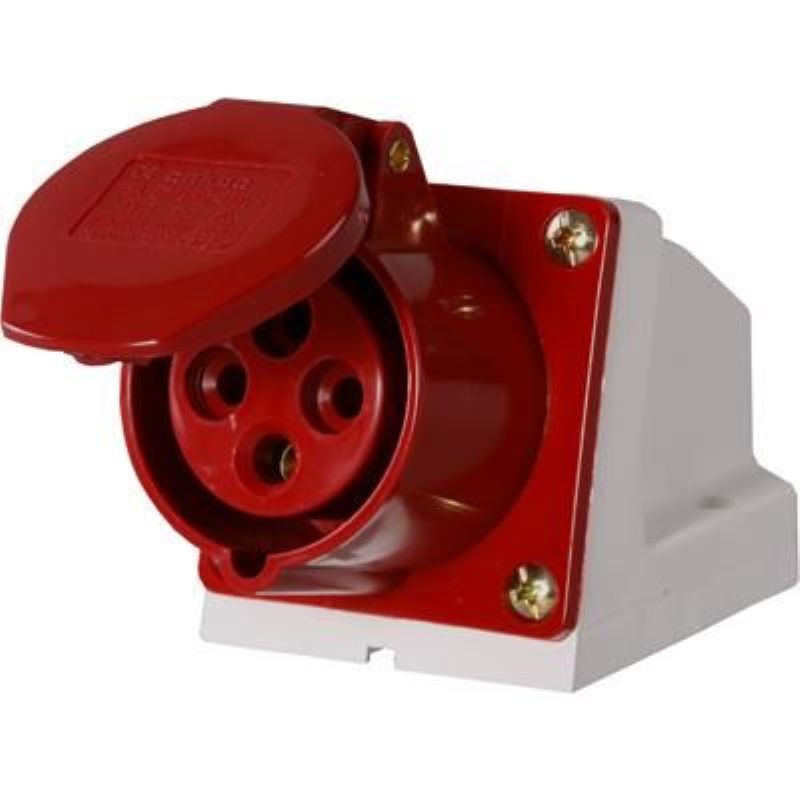 Priza industriala aplicata, Mentavill, 4P, 32A, IP44 - eMAG.ro