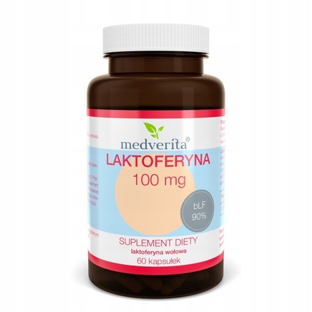 Supliment alimentar, Medverita, Lactoferina bovina, 100mg per capsula ...