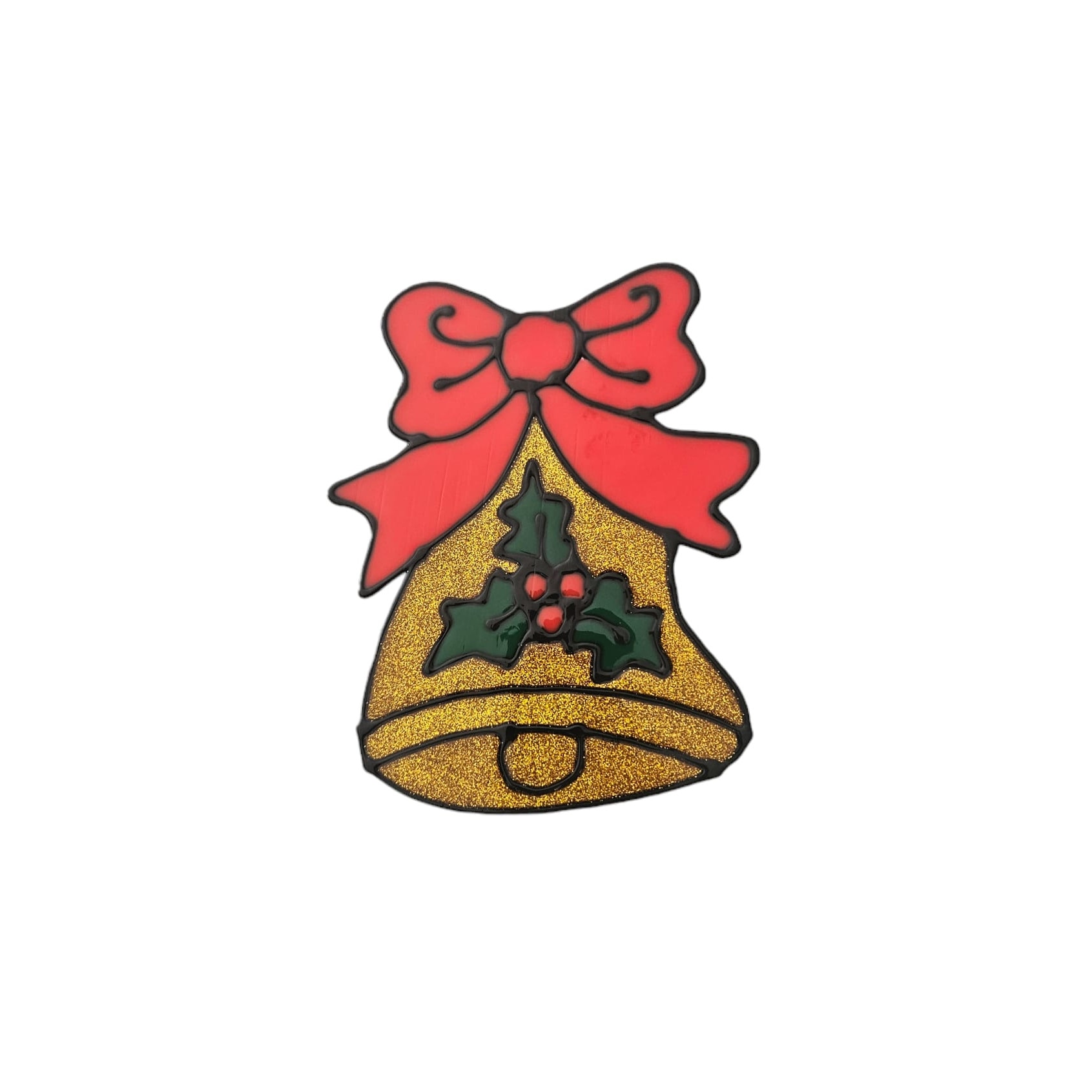 Sticker pentru fereastra, imagini de Craciun, Clopotel - eMAG.ro