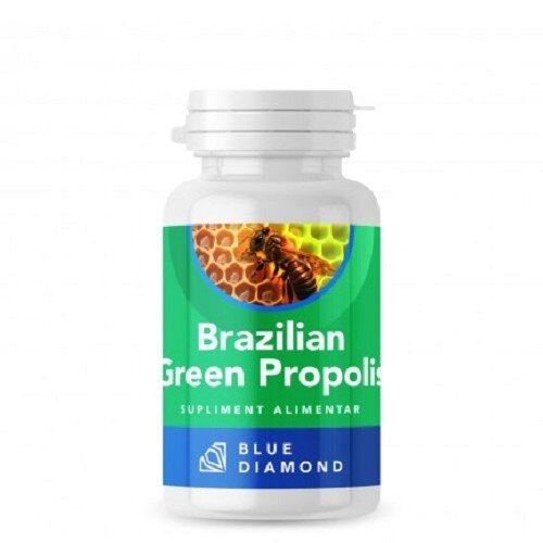 Brazilian Green Propolis, 30 capsule, Blue Diamond - eMAG.ro