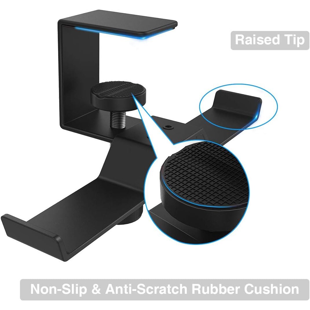 Suport pentru casti, Metal, Negru - eMAG.ro