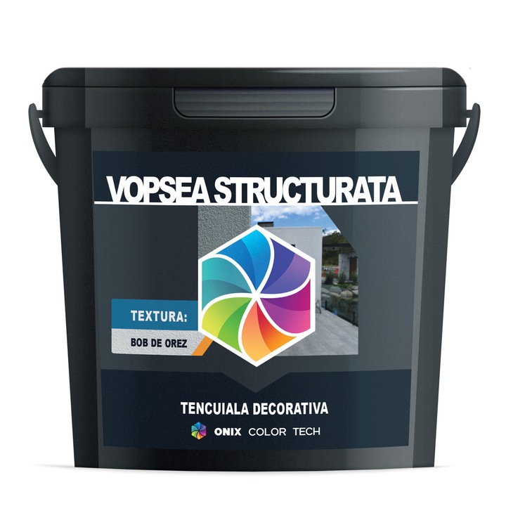 Tencuiala structurata pe baza de cuart cu efect bob de orez, Vopsea ...