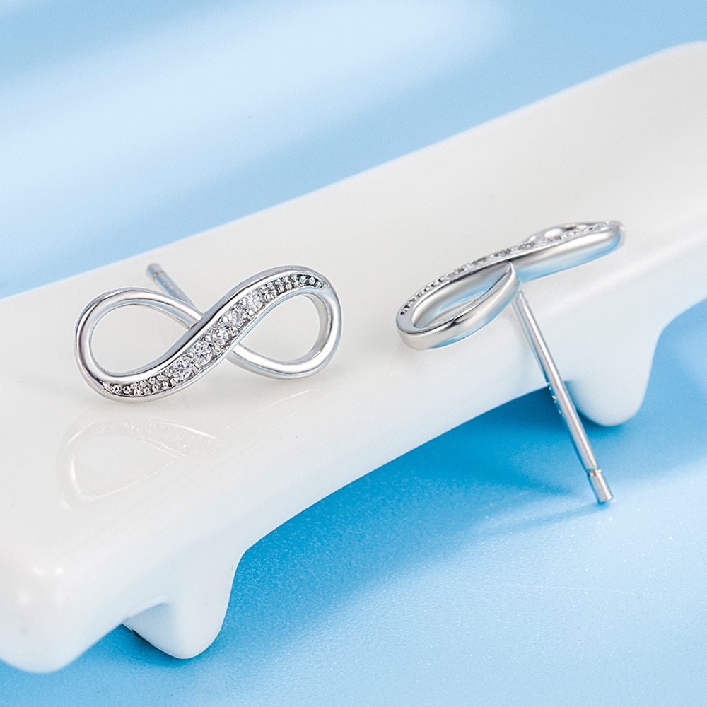 Комплект гривна, обеци и колие с висулка, циркон S925 сребро, цвят платина, 3 части - eMAG.bg