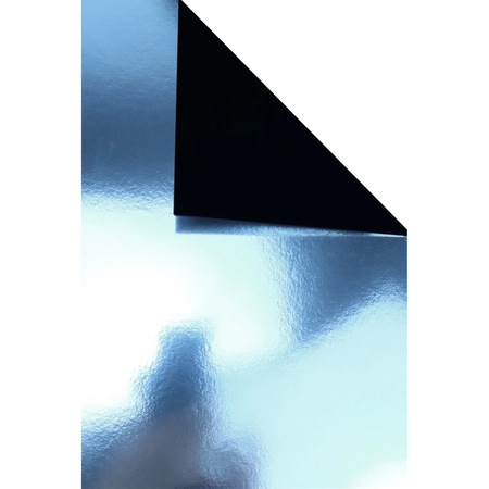 Hartie decorativa simpla oglinda Mirror 260g argintiu fond negru buc ...