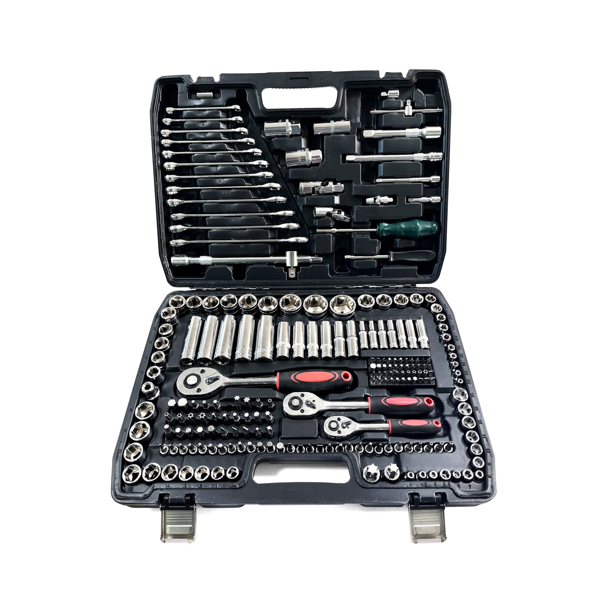 Set 216 chei auto, Seilylanka, Crom vanadium, 1/2"-3/8"-1/4 ...