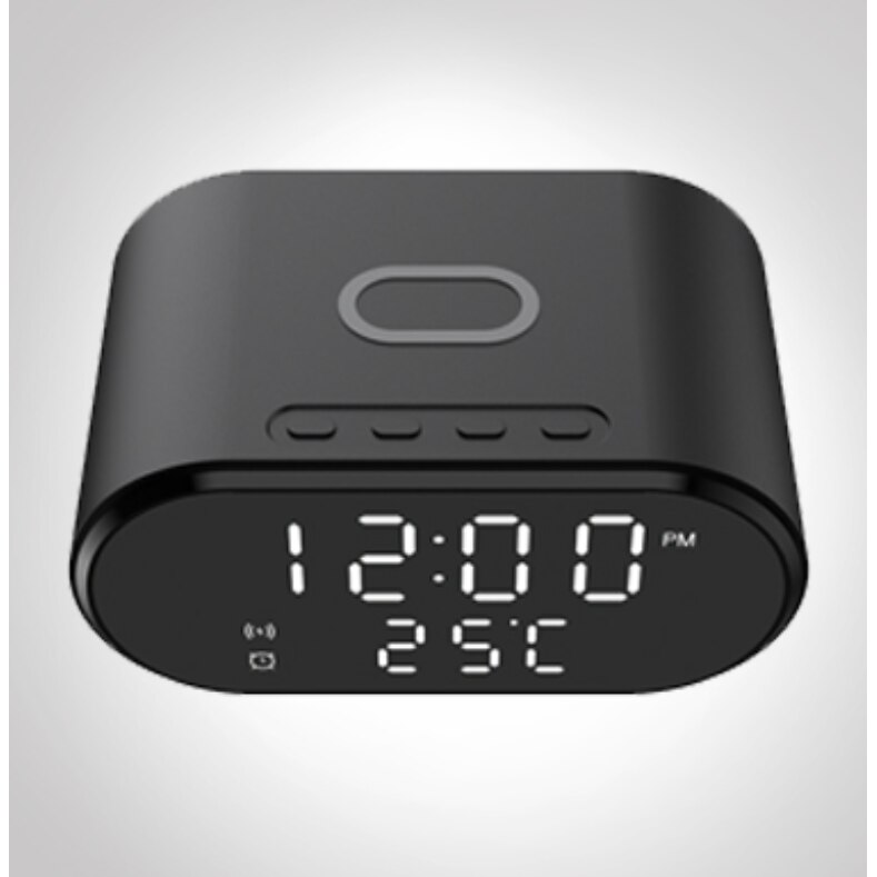 Ceas Electronic LED, Afisaj Digital, Functie Incarcator Wireles Fast ...