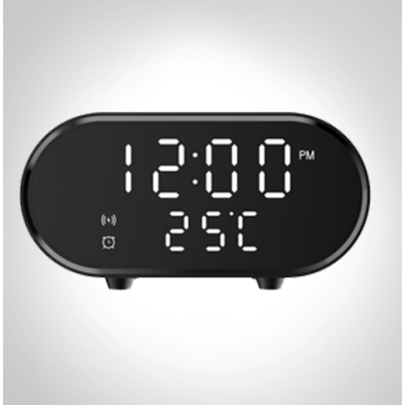 Ceas Electronic LED, Afisaj Digital, Functie Incarcator Wireles Fast ...