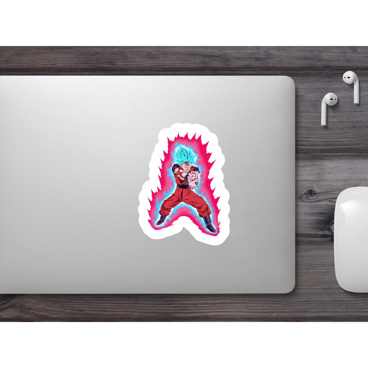 Set 5 bucati, Sticker decorativ, Goku Super Saiyan Blue Dragon Ball ...