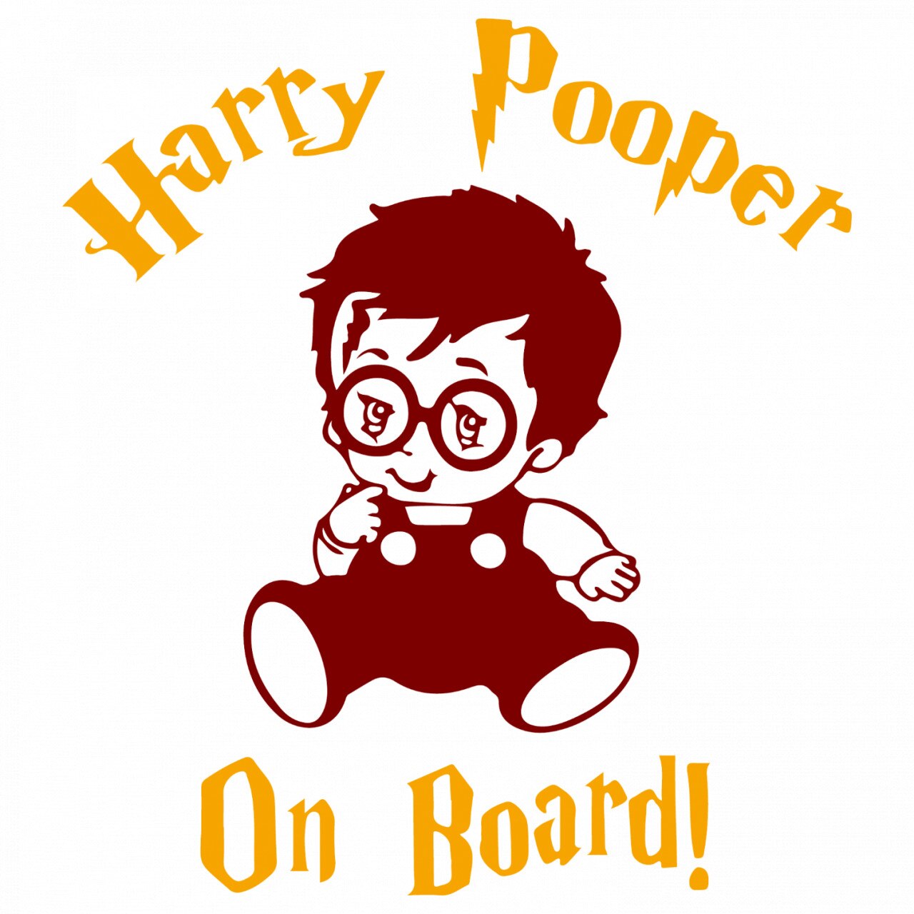 Set 4 bucati, Sticker decorativ, Harry Potter Copil in masina ...