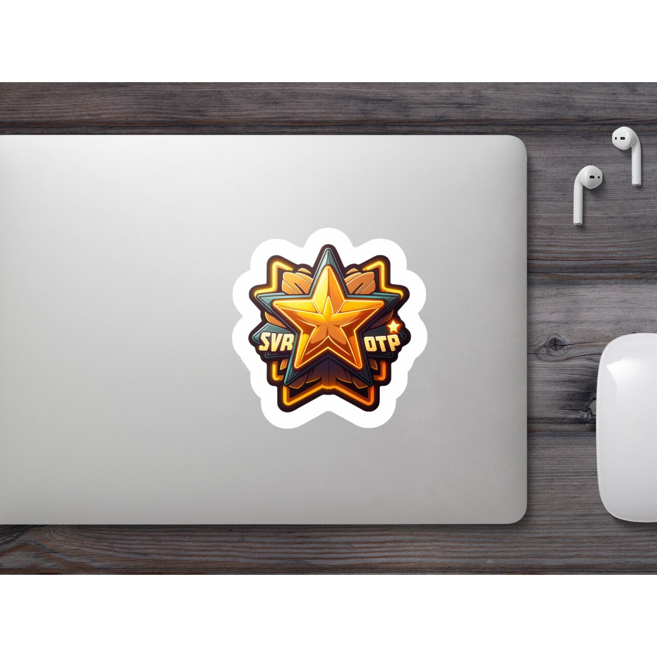 Set 4 bucati, Sticker decorativ, Insigna stea metalica, Rezistent la ...