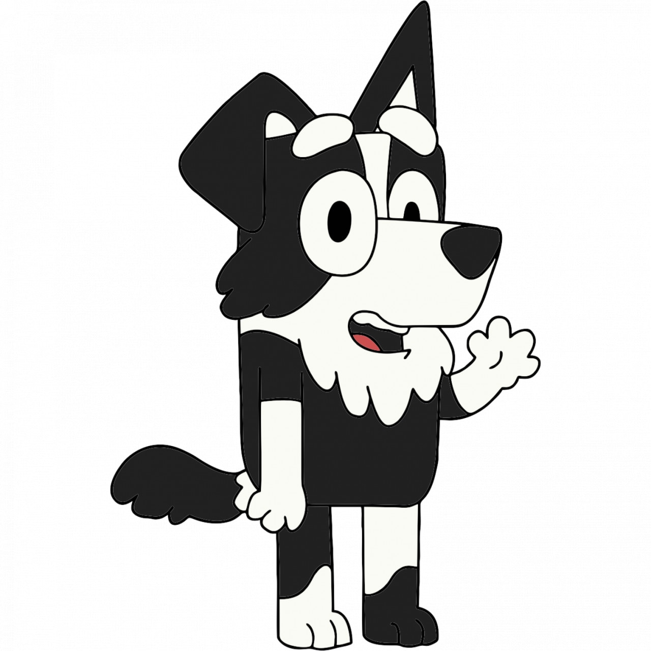 Set 4 bucati, Sticker decorativ, Mackenzie Bluey, Rezistent la apa ...