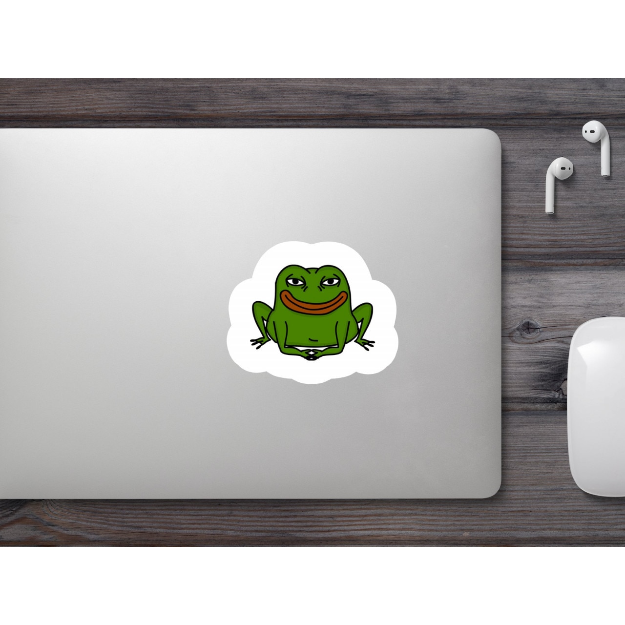 Set 5 bucati, Sticker decorativ, Meme Fata suparata a lui Pepe the Frog ...