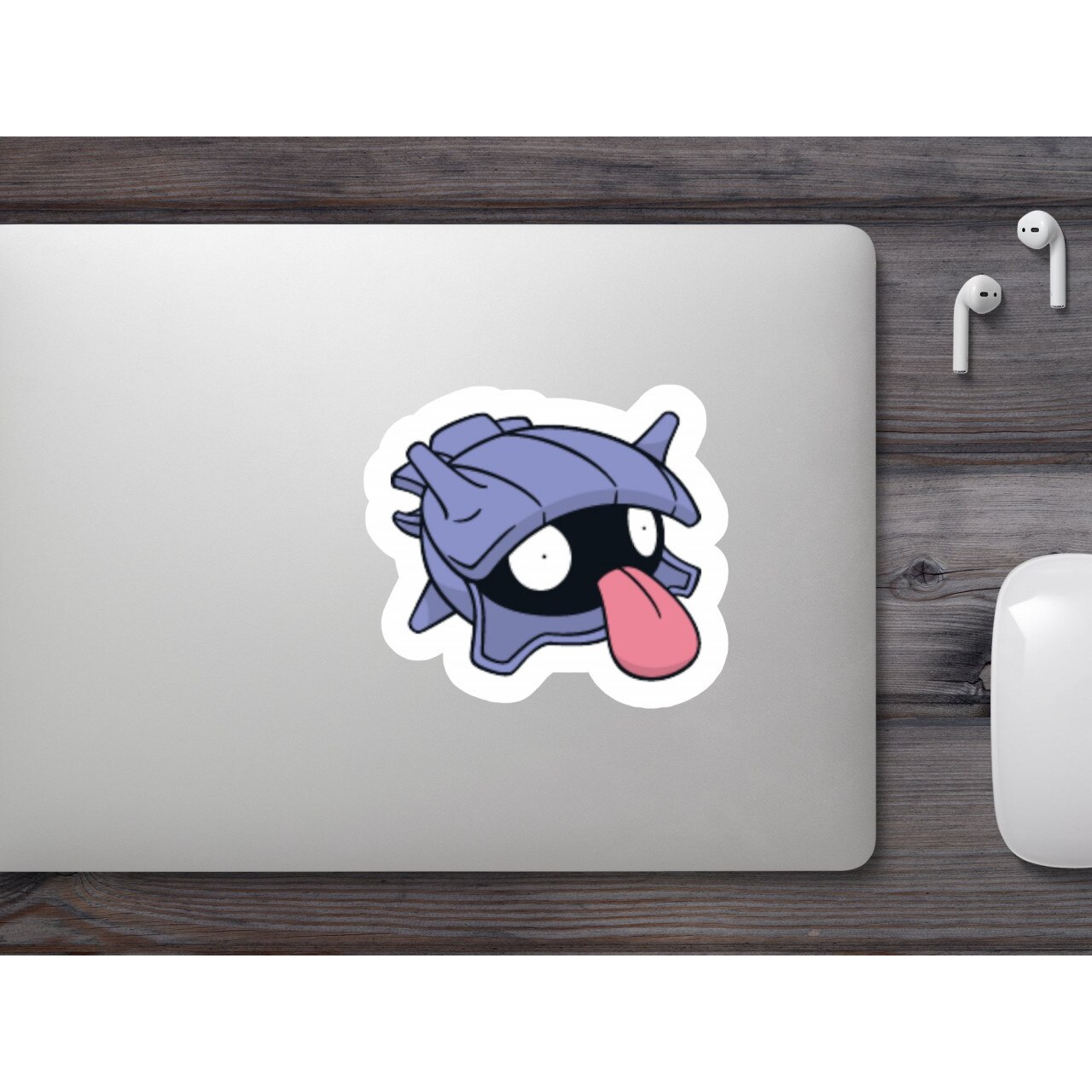 Set 5 bucati, Sticker decorativ, Pokemon Shellder, Rezistent la apa ...