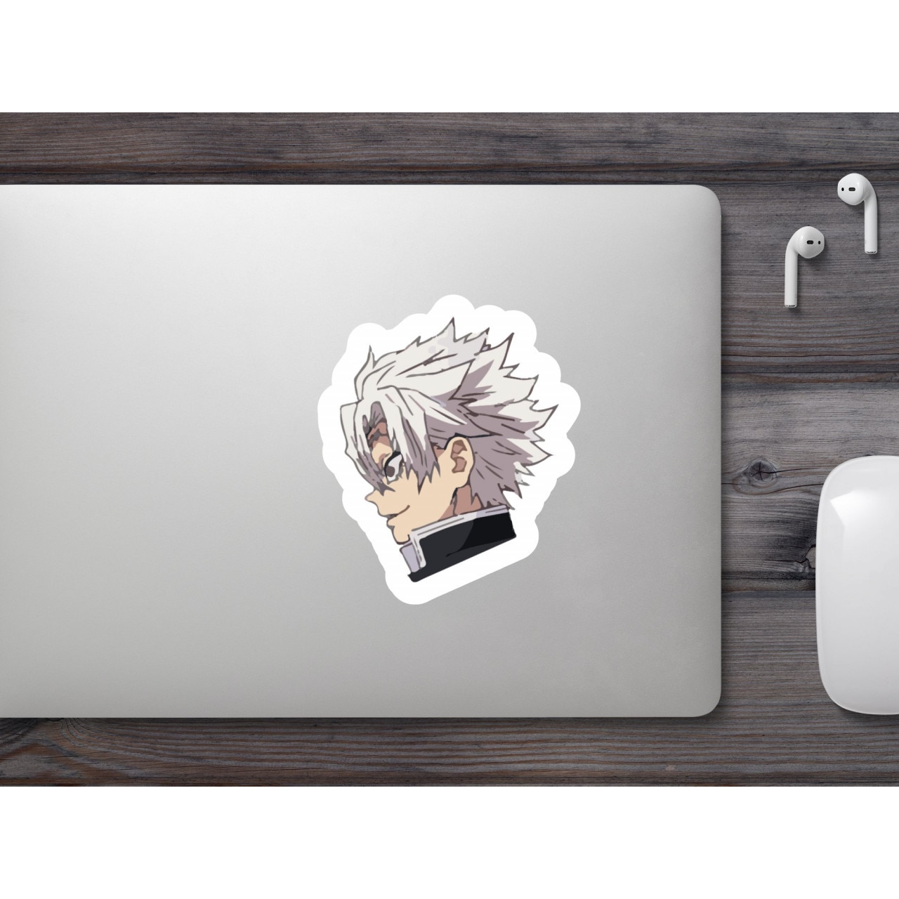 Set 4 bucati, Sticker decorativ, Sameni Demon Slayer Kimetsu no Yaiba ...