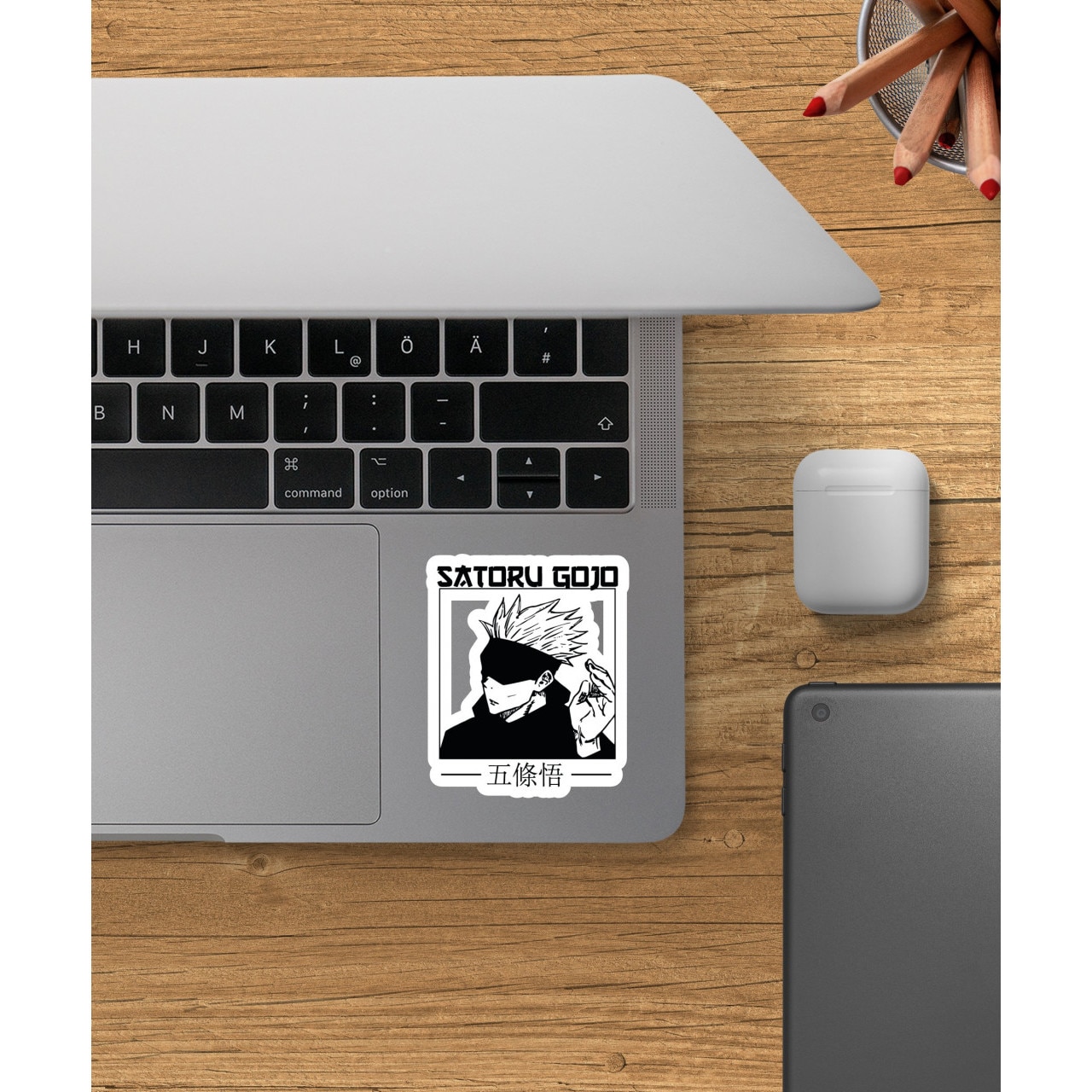 Set 5 bucati, Sticker decorativ, Satoru Gojo Jujutsu Kaisen, Rezistent ...