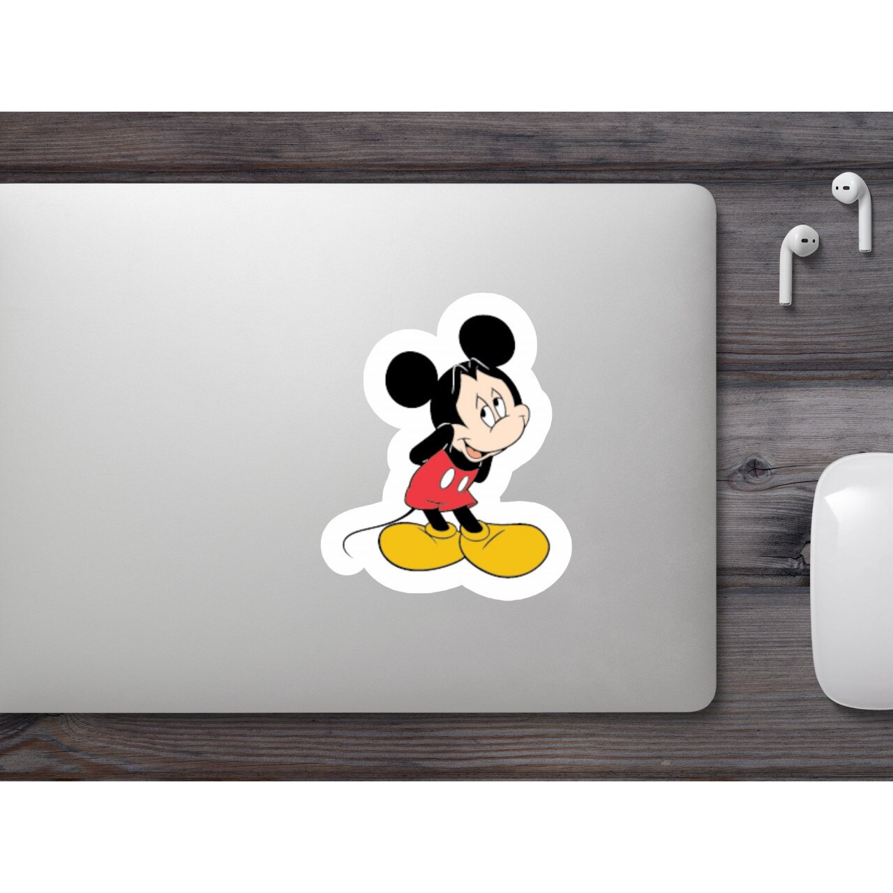 Set 4 bucati, Sticker decorativ, Personaj Mickey Mouse Disney ...