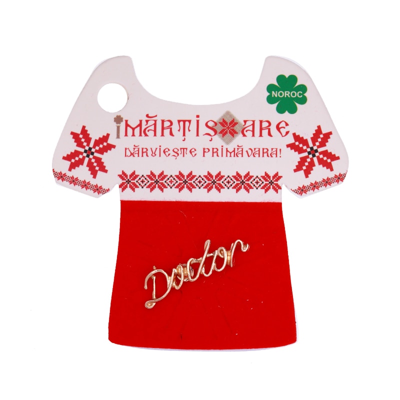 Martisor Brosa Aurie Doctor - eMAG.ro
