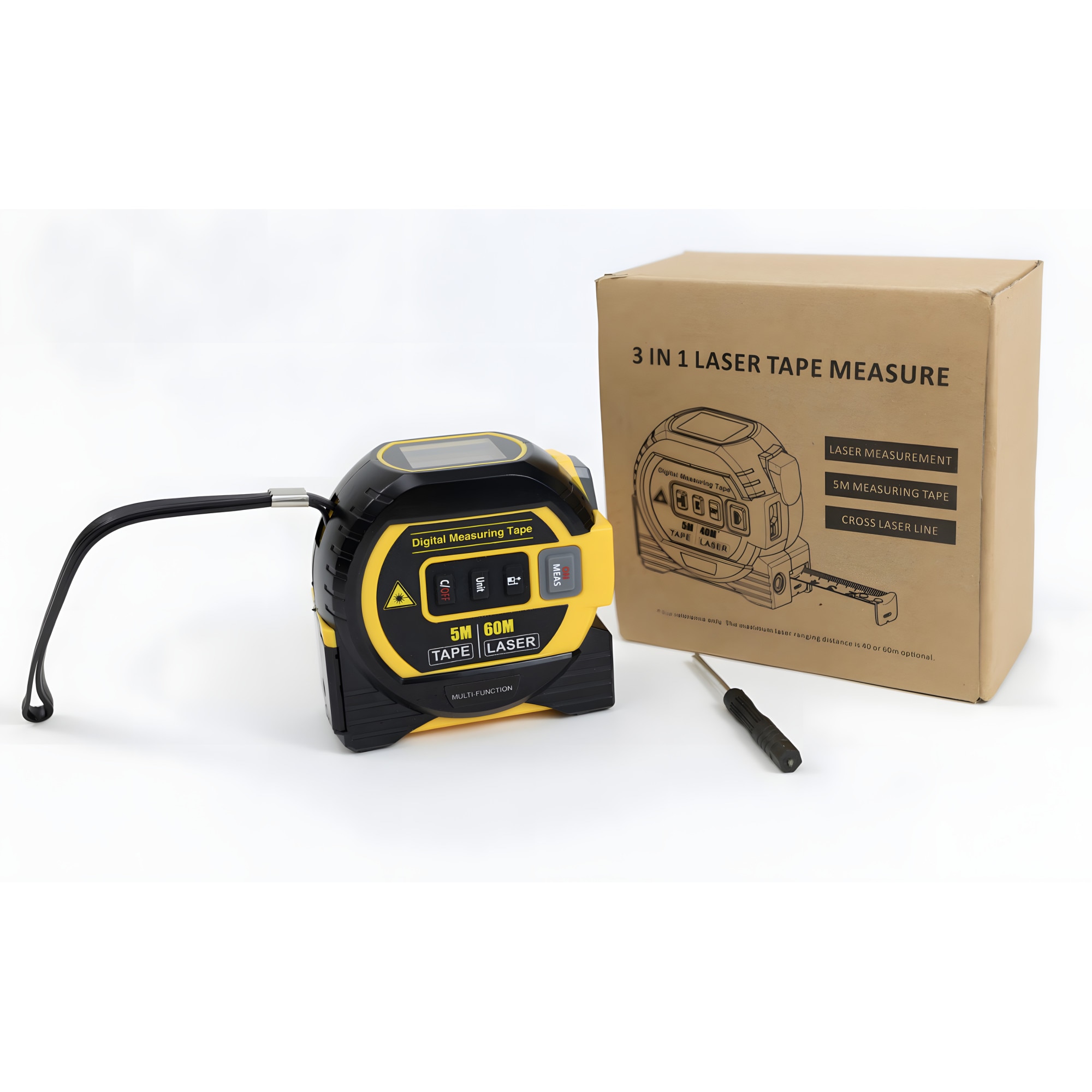 Ruleta cu laser BLEKSY®, Telemetru Laser, Smart, Afisaj Digital ...