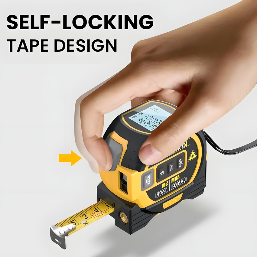 Ruleta cu laser BLEKSY®, Telemetru Laser, Smart, Afisaj Digital ...