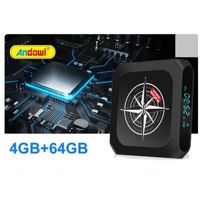 Mini PC Tv Box Andowl UltraHD 4GB/64GB Android 11 Smart TV 2.4G+5G WiFi ...