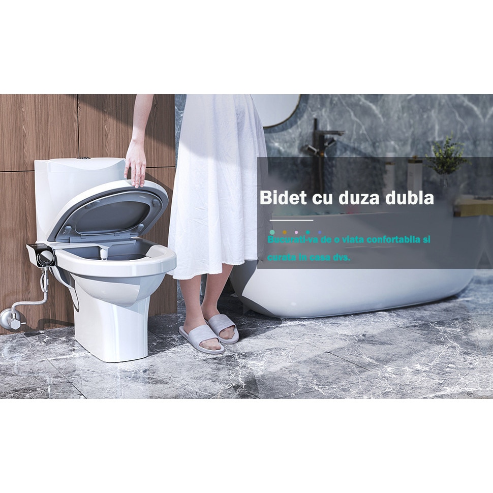 Bideu Non Electric Ultra Slim, Functie De Apa Calda Si Rece, Presiune ...