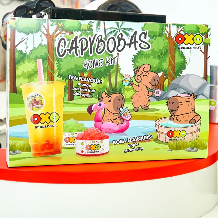 Ceai, Bubble Tea Oxo, Capy Bobas, home kit, 4 portii pentru acasa ...