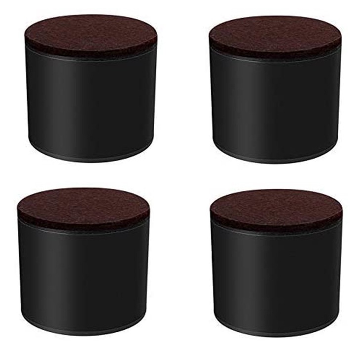 Set inaltator mobila, Otel/Carbon, Antiderapant, Forma cilindrica ...