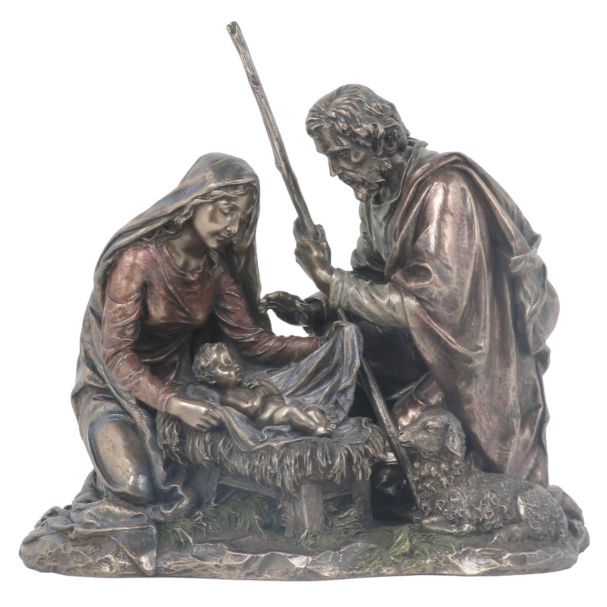 Figurina, Scena Nasterilor Copilul Iisus, Maria Si Iosif, Rasina ...