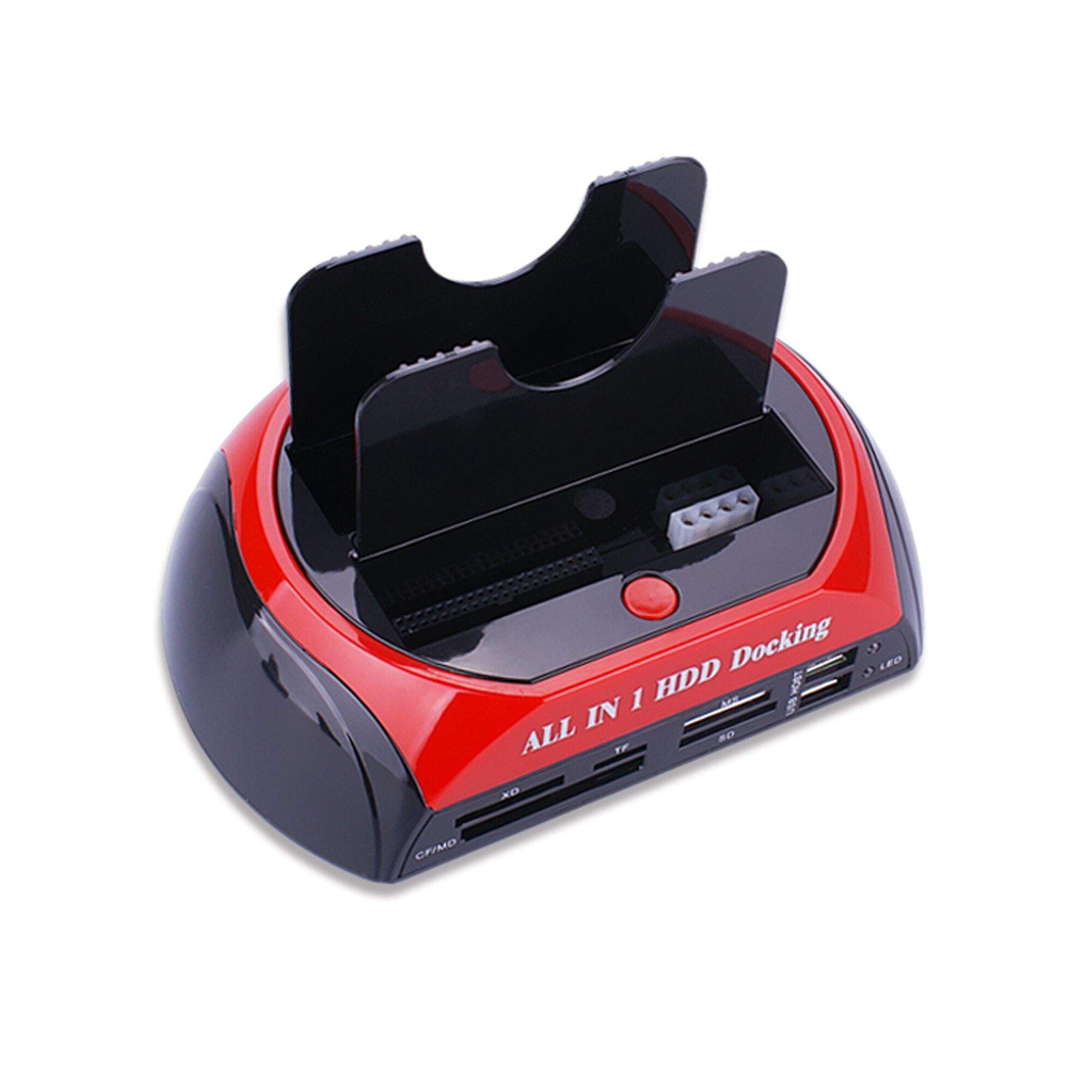 Statie andocare hard disk, Bolongking, USB, Negru/Rosu - eMAG.ro