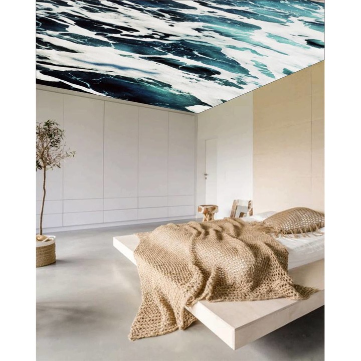 Tapet hartie Whiteback, Peisaj valuri mare, 250x360 cm - eMAG.ro