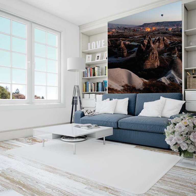 Tapet Autoadeziv PVC, Autocolant, Peisaj Cappadocia Turcia baloane cu ...