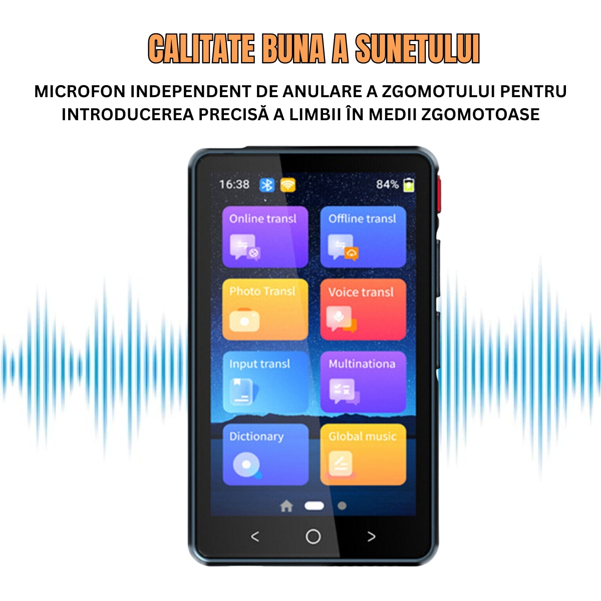 Traducator intelligent bidirectional in timp real, Traducere vocala ...