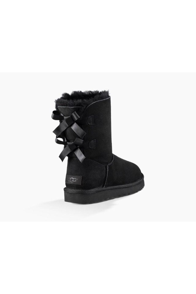 Cizme Dama UGG, Bailey Bow II, Negru 896 - eMAG.ro