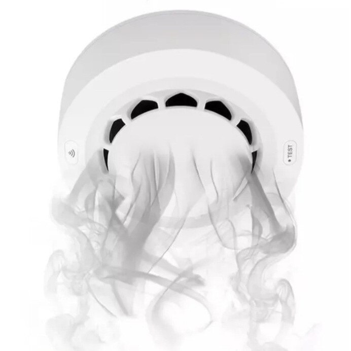 Detector de fum wireless inteligent Tuya, 90 dB, alb - eMAG.ro