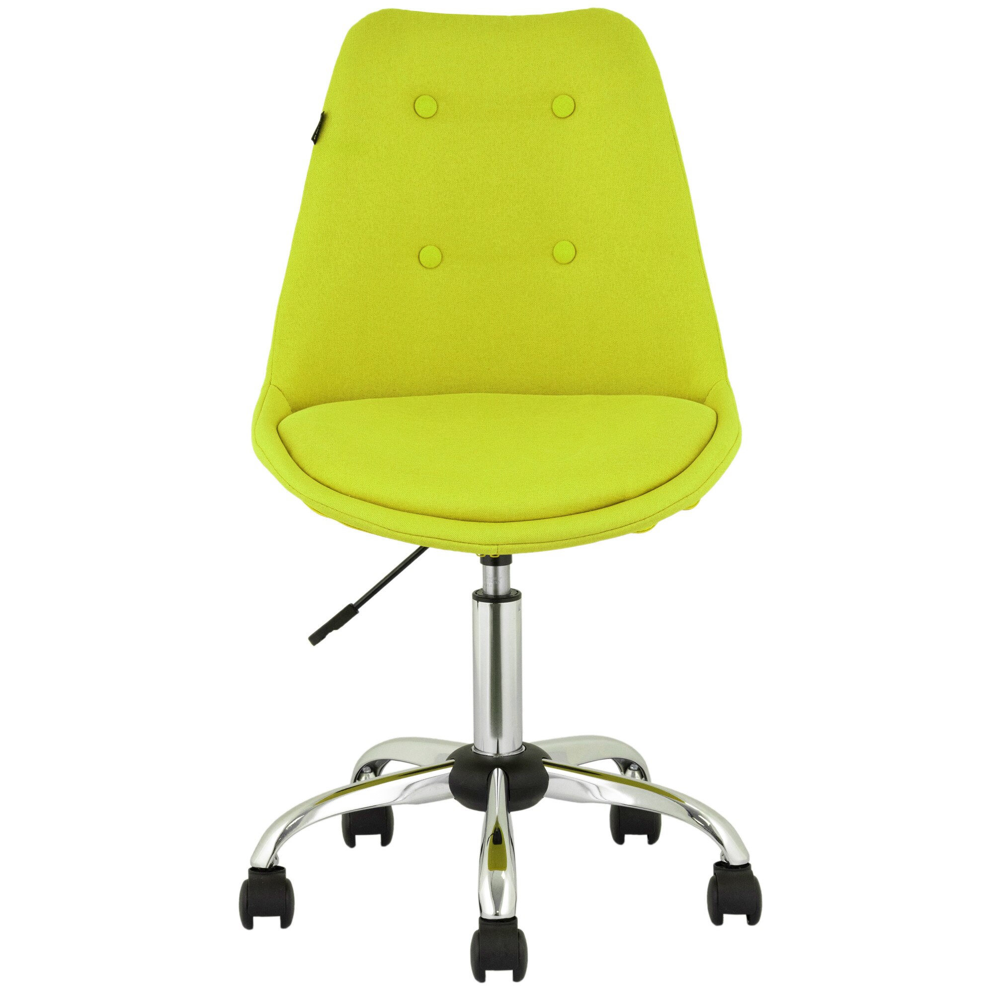 Scaun de birou rotativ Kring Shape, stofa, baza metal, Verde - eMAG.ro