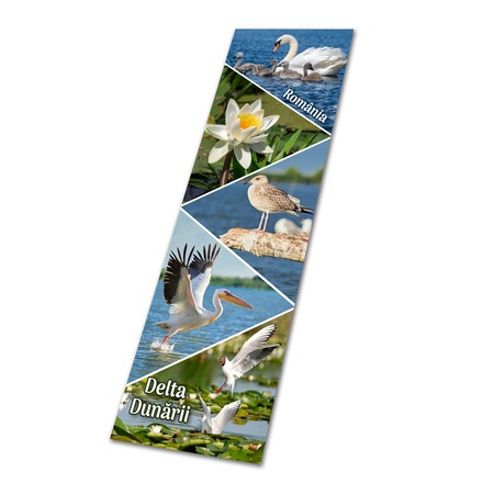 Semn de carte simplu 5x15 cm, Delta Dunarii, Romania V3 - eMAG.ro
