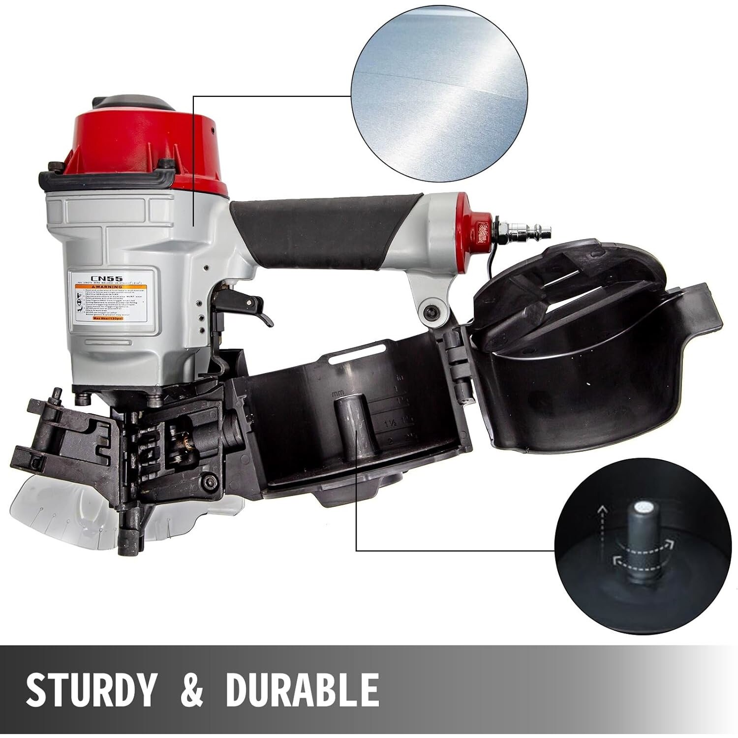 Capsator pneumatic, 70 mm, 114 Psi, pneumatic, aliaj de aluminiu ...