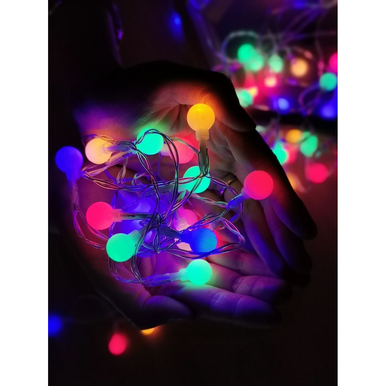 Karácsonyi installáció Modee Berry Plastic ML-C2011, 100 LED, 10m, többszínű, beltéri vagy ...