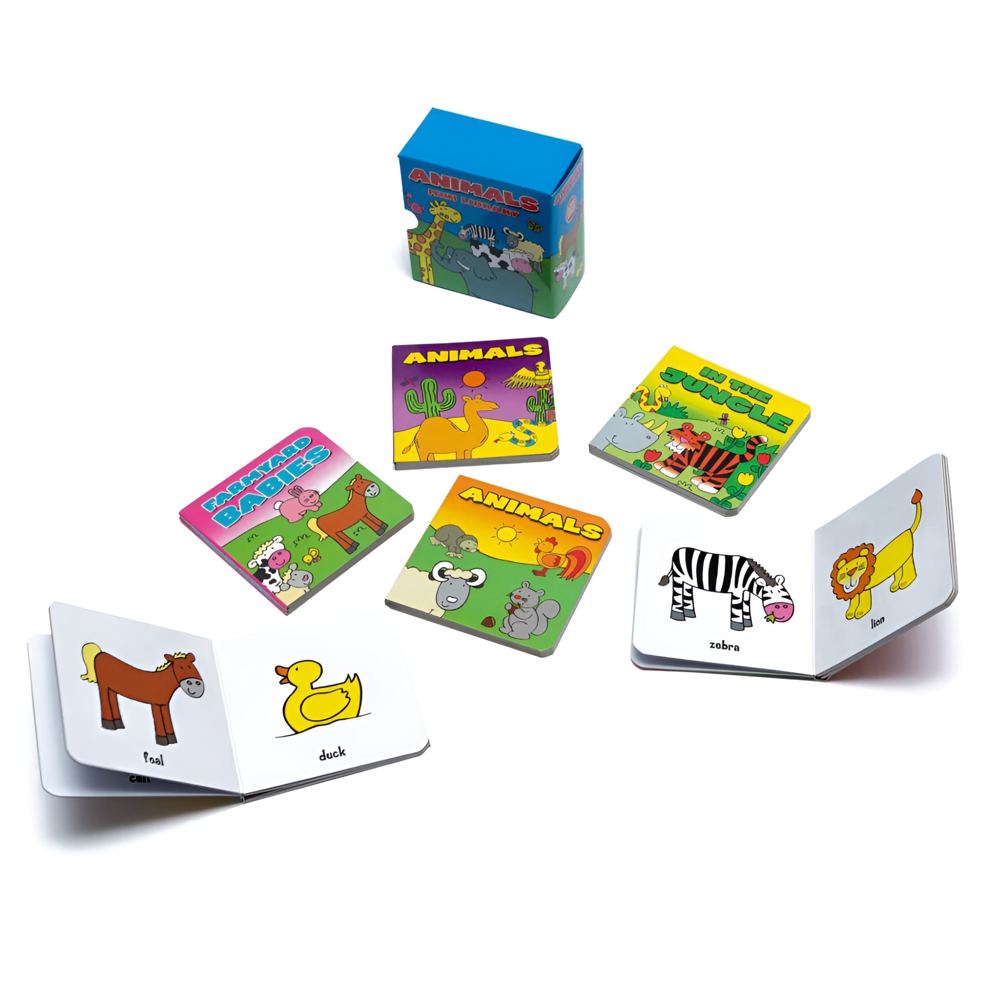 Set de 6 carticele cu imagini, limba engleza, 6 luni+ - eMAG.ro