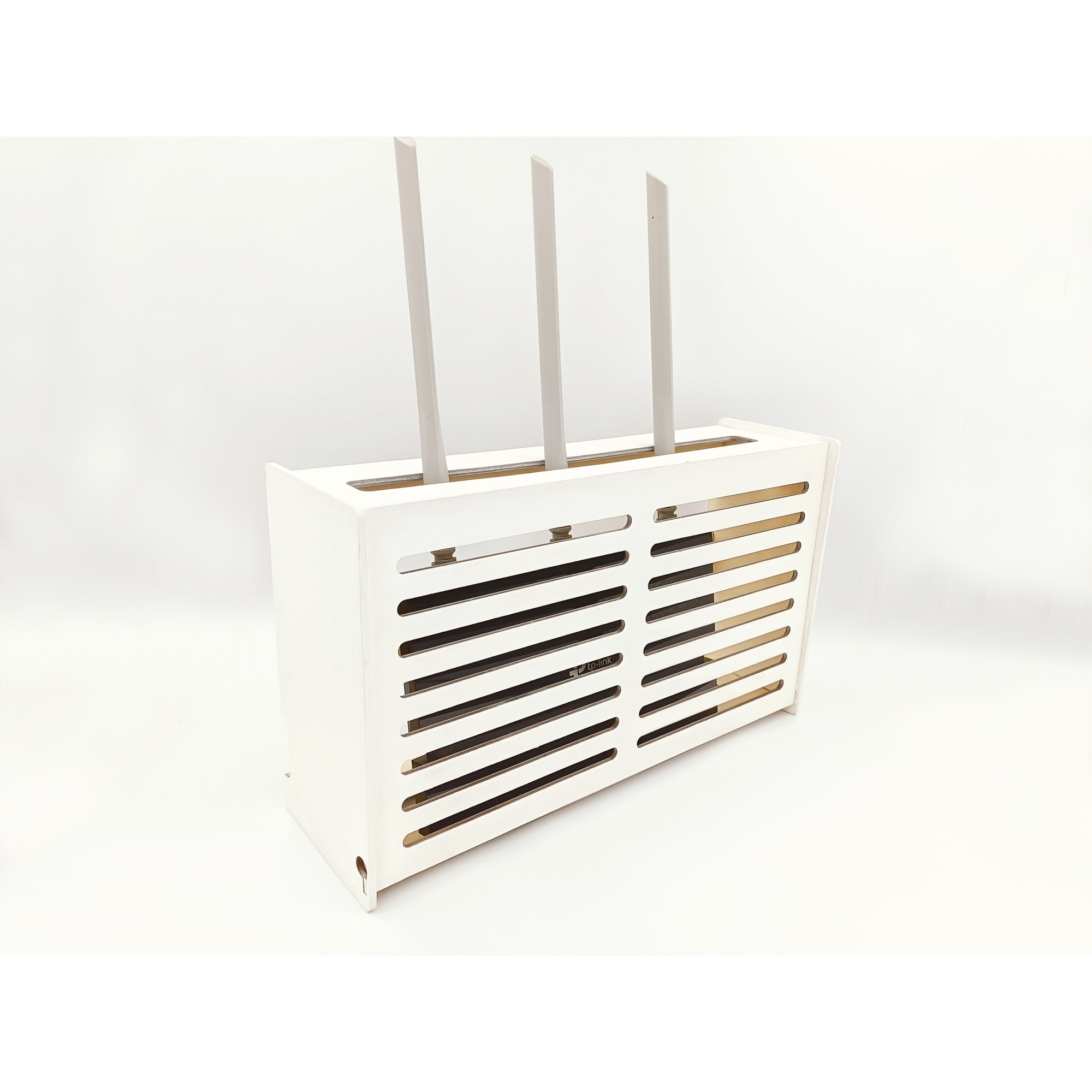 Raft Suport Router Wireless WoodMag CTW01 pentru mascare fire si ...