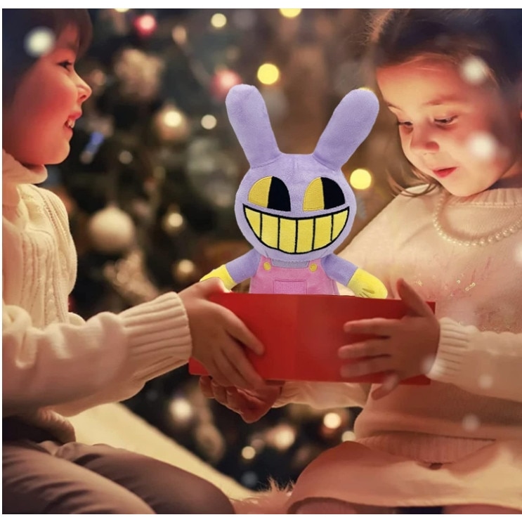 Set 2 Jucarii de Plus, Uimitorul circ digital Pomni si Jax, 25cm - eMAG.ro