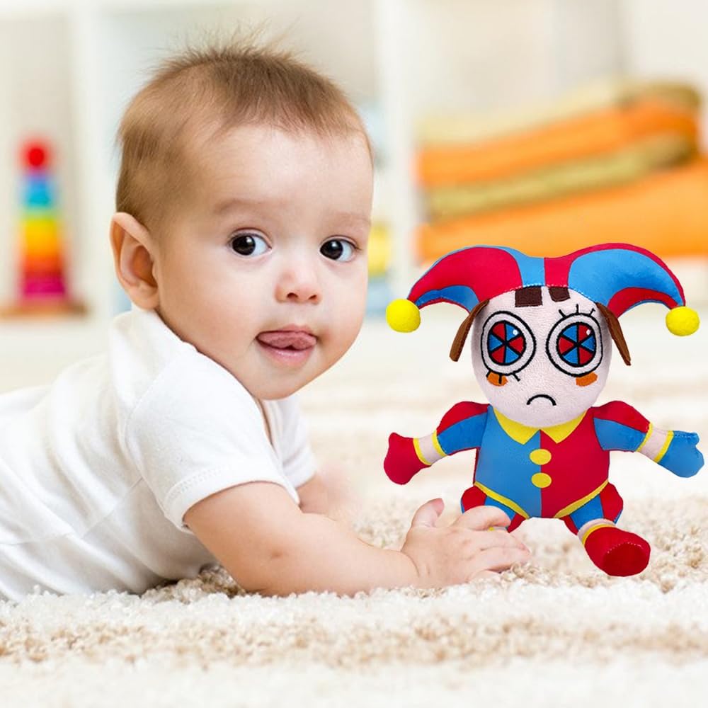 Set 2 Jucarii de Plus, Uimitorul circ digital Pomni si Jax, 25cm - eMAG.ro