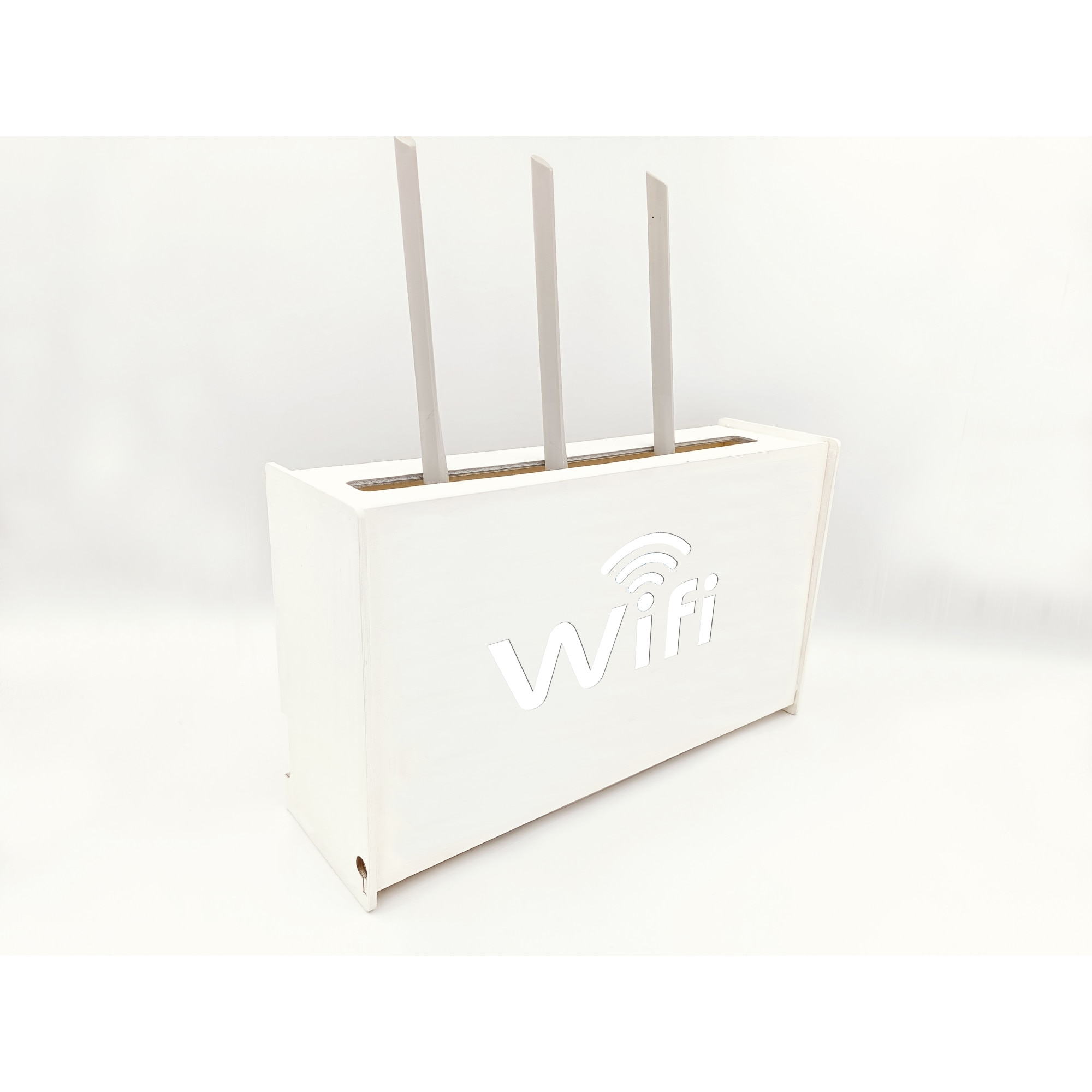 Raft Suport Router Wireless, WoodMag CTW01wifi pentru mascare fire si ...