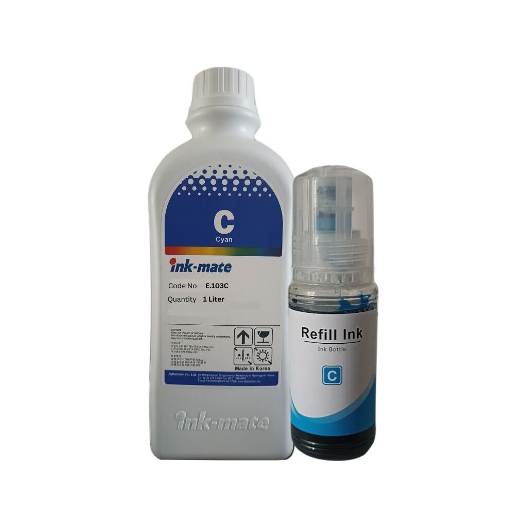 Set Flacon Cerneala InkMate Compatibil Epson (103) 1x1000ml Cyan ...