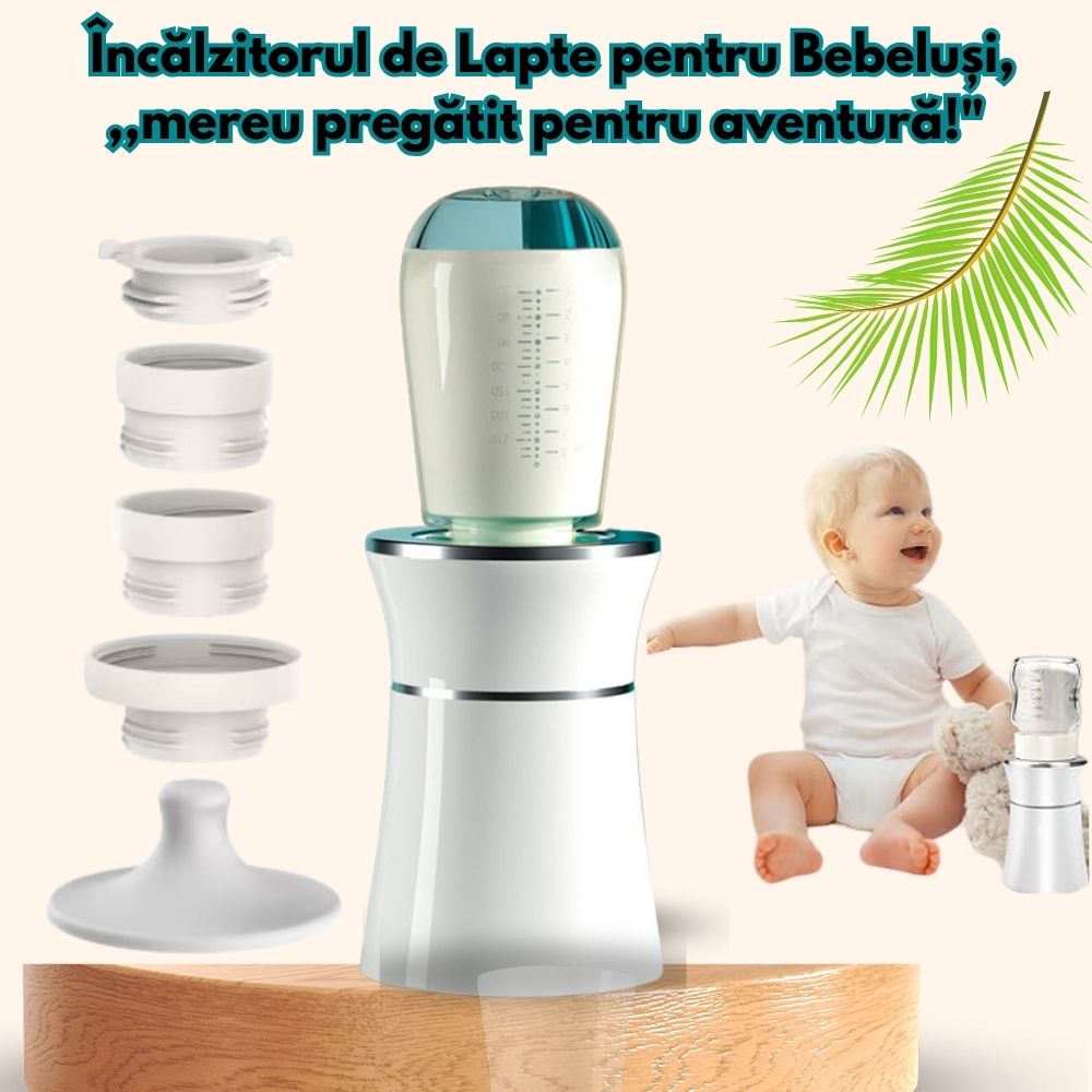 Incalzitor biberon portabil, fara fir, electric, 5 adaptoare pentru ...