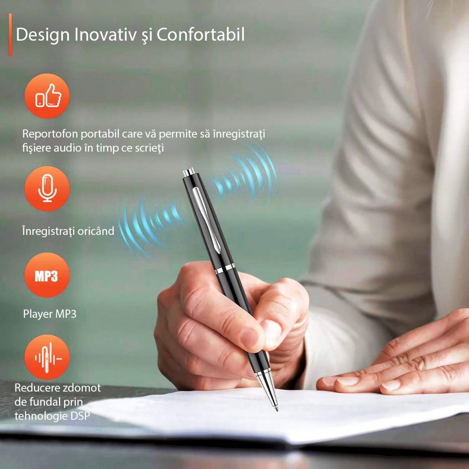 Reportofon spion integrat in pix, memorie 8 gb inclusa, dispozitiv ...