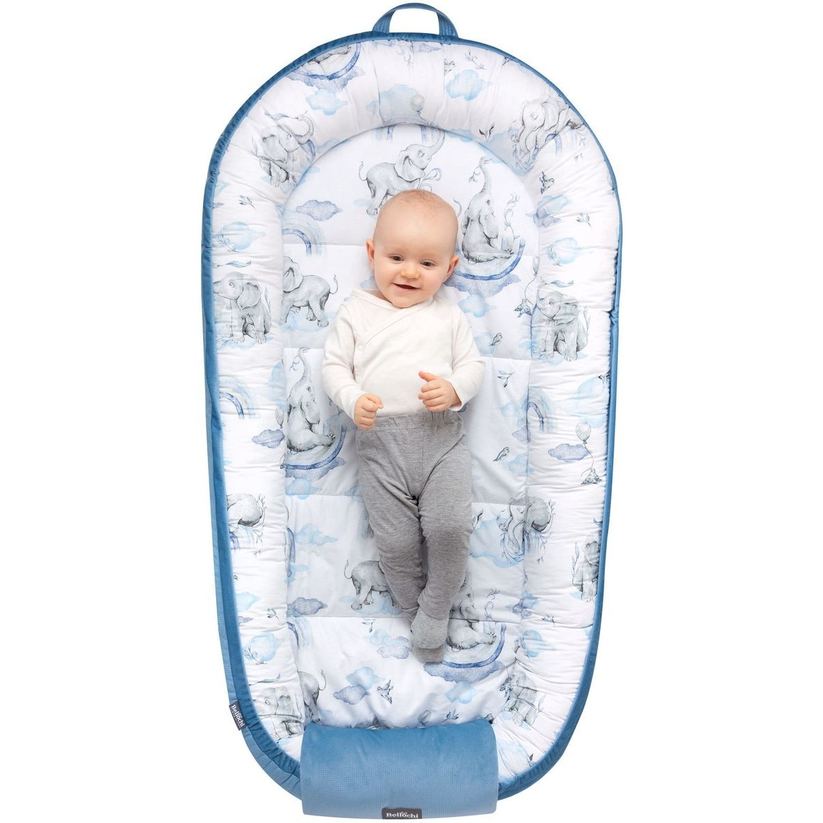 Cocon cuib pentru copii XXL 120x65 cm Jambo pana la 18 luni - eMAG.ro