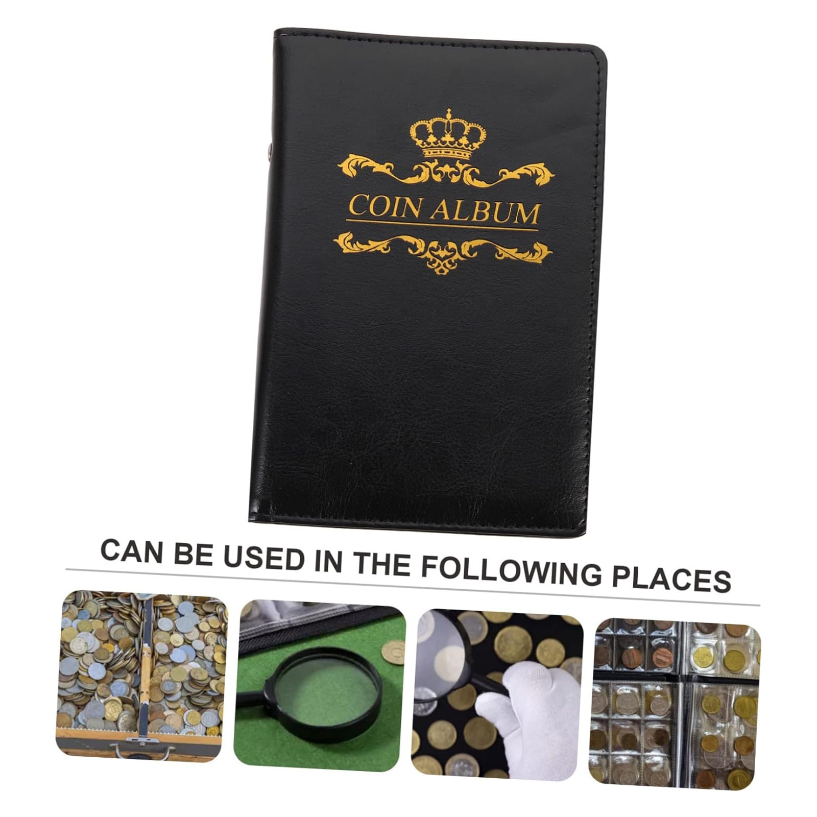 Album colectionare monede, Zggzerg, 120 buzunare, potrivit pentru ...